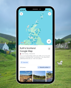 Scotland Google Map - Ruth Aisling